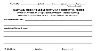 The Open Sanctuary Project’s Resident Ongoing Treatment & Observation ...