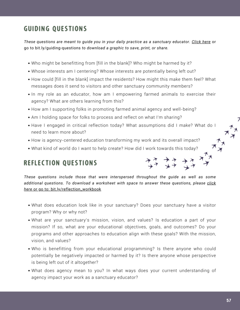 A Guide to Fostering Farmed Animal Agency in Sanctuary Education - The ...